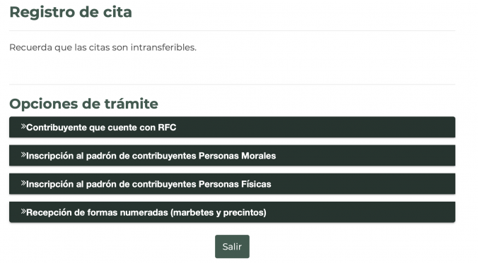 Cómo sacar una cita en el portal del SAT: Guía paso a paso ...